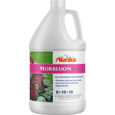 Alaska Morbloom Flowering Plant Food, 0-10-10 Fertilizer, 1 Gallon ...
