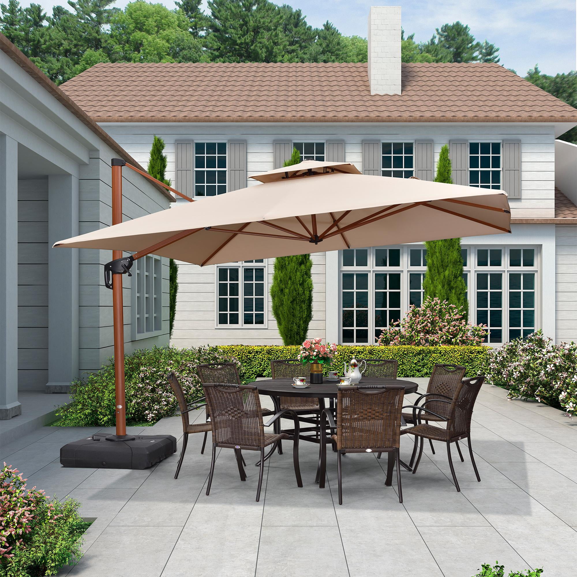 Click here for Purple Leaf 11ft Patio Umbrella Outdoor Square Umb... prices