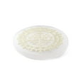 Flat Round Natural Selenite Slice Coasters Reiki Stone for Balance ...