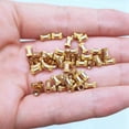 1040pcs M2 M2.5 M3 Metric Female Thread Knurled Brass Threaded Insert ...