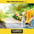 Harris Professional Spray Bottle 32oz 3-Pack, All-Purpose with Clear ...
