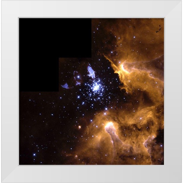 NASA 15x15 White Modern Wood Framed Museum Art Print Titled - Life ...