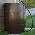 Raincatcher 4000 Rain Barrel, Flat-Back Rainwater Catcher with Spigots ...