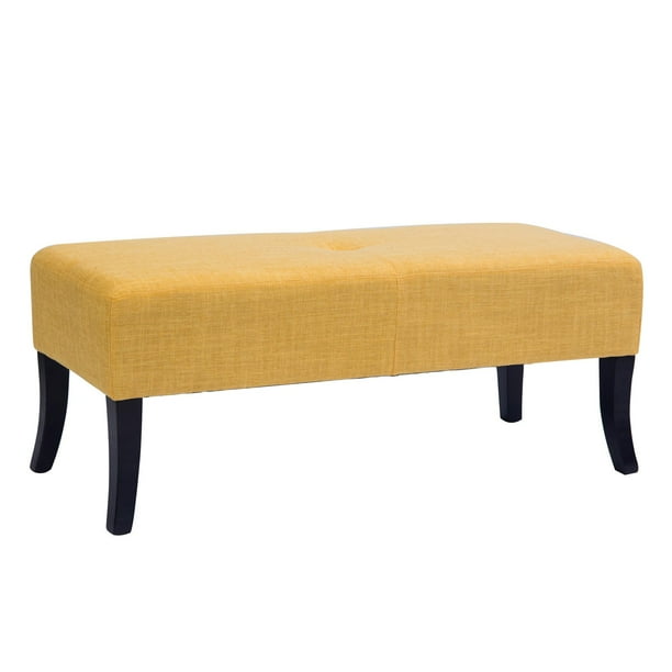 Antonio 46" Wide Bench in Fabric - Walmart.com