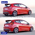 PrismBeam Smoked LED Tail Lights Replacement for Ford Fiesta 2009-2015 ...