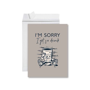 Koyal Wholesale Funny I'm Sorry Jumbo Card I'm Truly Sorry Blank I'm ...