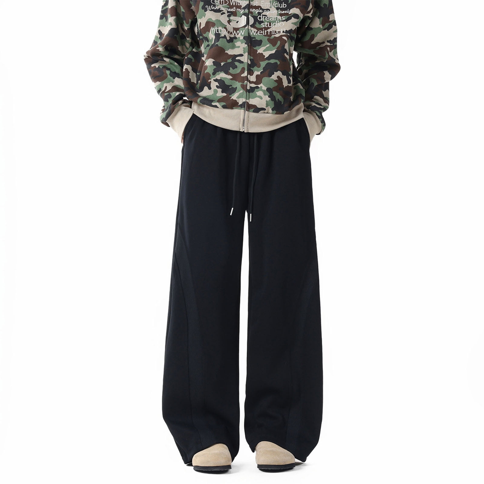 Click here for Pisexur Mens Baggy Sweatpants Classic Elastic Wais... prices