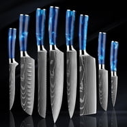 7-Piece Damascus Steel Kitchen Knife Set - Tsunami Collection - 67 ...