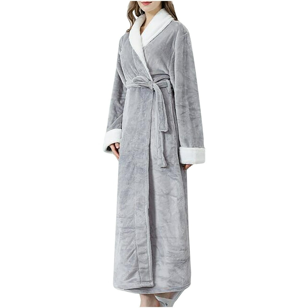 Click here for Lngoor Plush Robes For Women And Men Soft Warm Win... prices