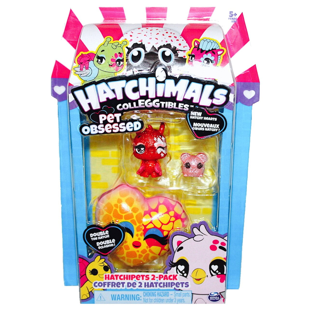 Hatchimals CollEGGtibles Pet Obsessed Burtle and Mouse Red (2 pack ...
