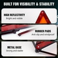 ENLOY Car Emergency Roadside Kit, 5 Pack with Reflective Triangles ...