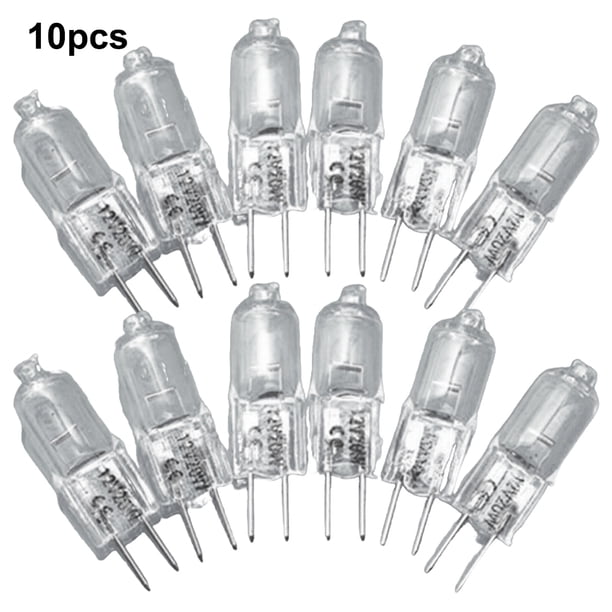 10 Pieces Halogen Bulb Lamp Base Pins Long Life Tungsten Light High ...