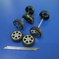 Eease 40pcs Plastic Roll 2mm Dia Shaft Toy Wheel Axles for Kids Car ...