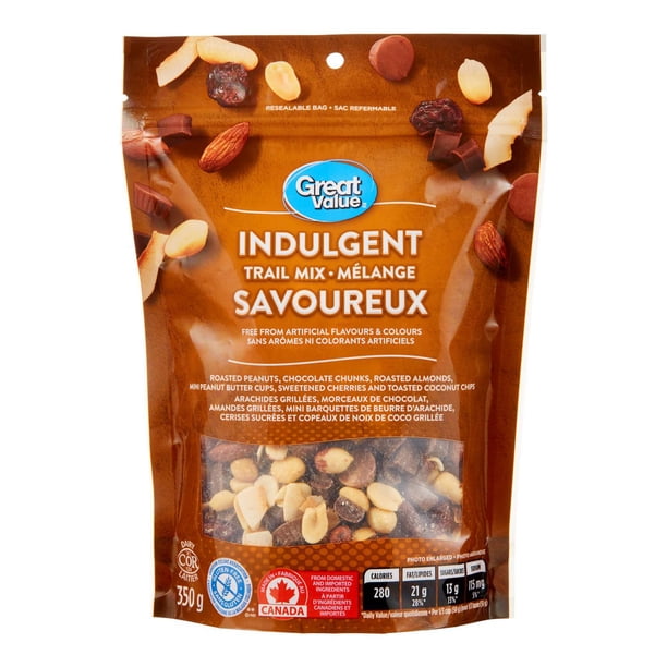 Great Value Indulgent Trail Mix, 350 g - Walmart.ca