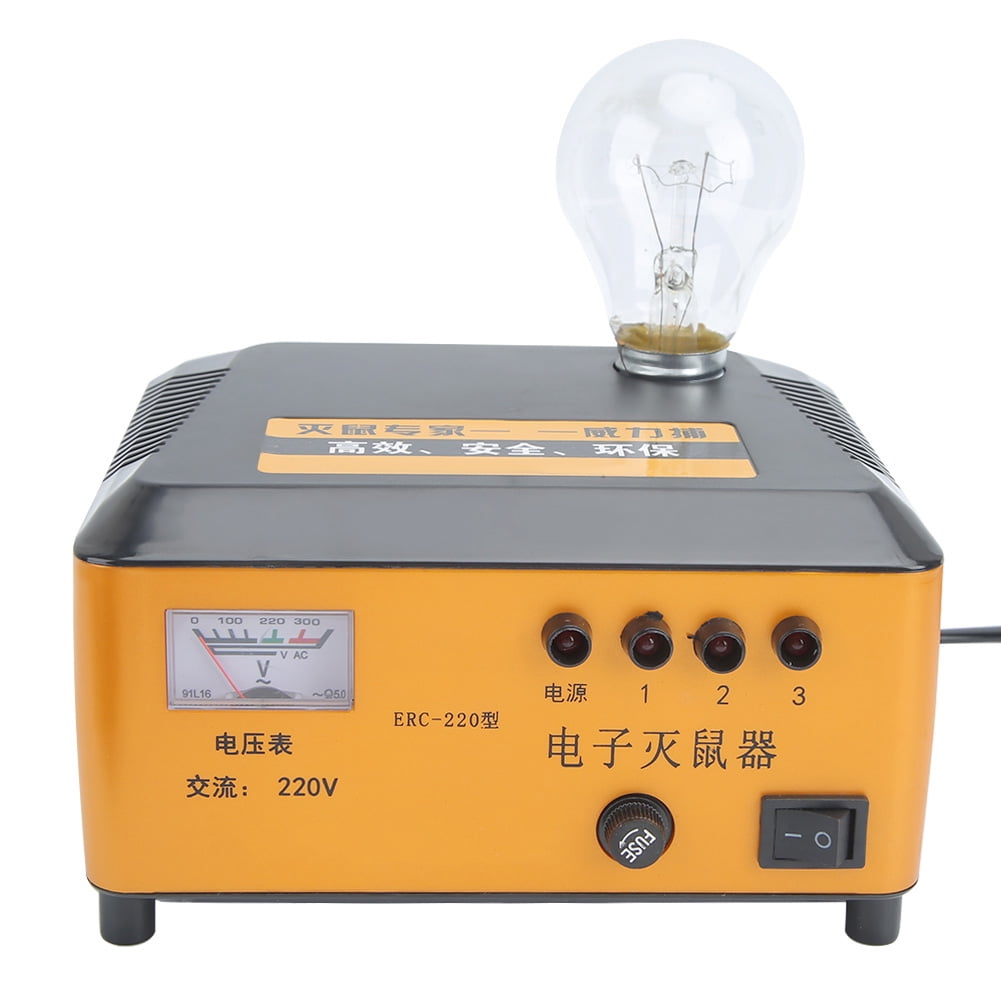 Trampa eléctrica para ratones, ratón electrónico de alto voltaje ...