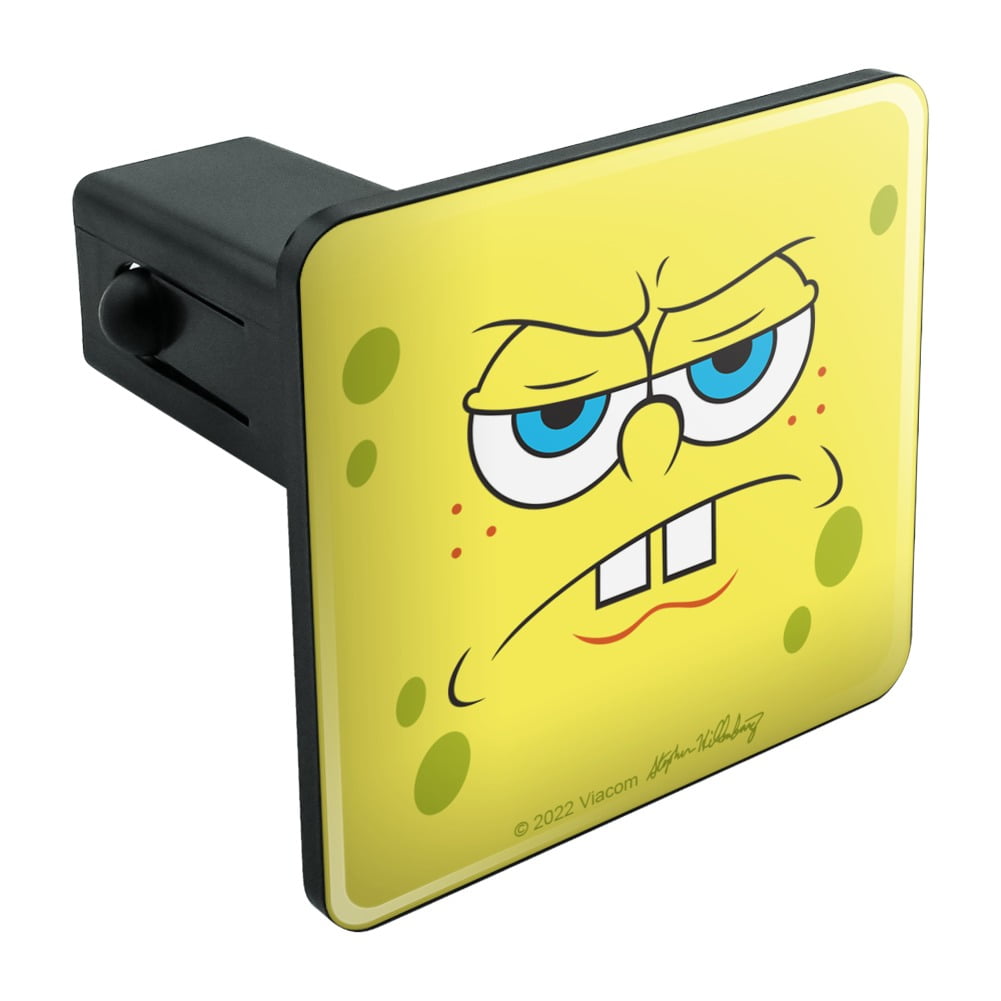 SpongeBob Angry Face Tow Trailer Hitch Cover Plug Insert - Walmart.com