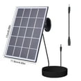 3W Solar Charging Panel for Security Camera, 5V Outdoor Solar Power ...