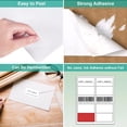 2x4 Shipping Labels - 500 Adhesive Address for Laser/Inkjet Printer, 50 ...