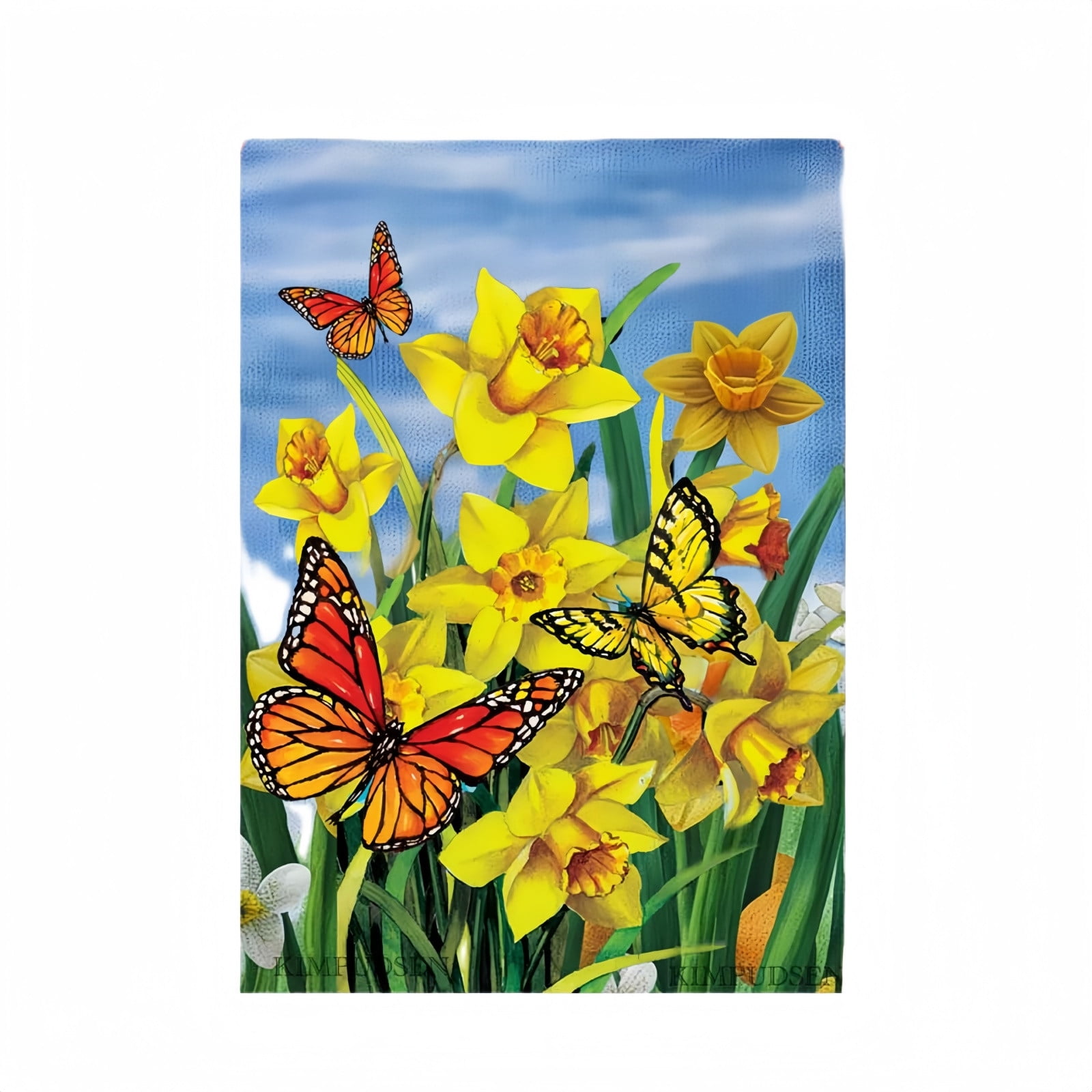 Click here for Shaguozhou Daffodils And Butterflies Garden Floral... prices