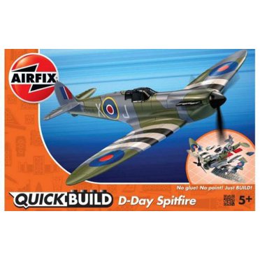 Airfix Quickbuild Supermarine Spitfire Airplane Brick Building Plastic ...