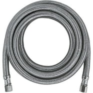 Fluidmaster 12IM72 Braided Stainless Steel Ice Maker Connector, 1/4 ...