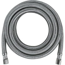 Fluidmaster 12IM72 Braided Stainless Steel Ice Maker Connector, 1/4 ...