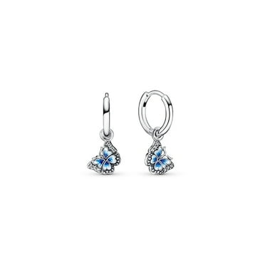 Silver Sparkling Knots Stud Ladies Earrings 290696CZ - Walmart.com