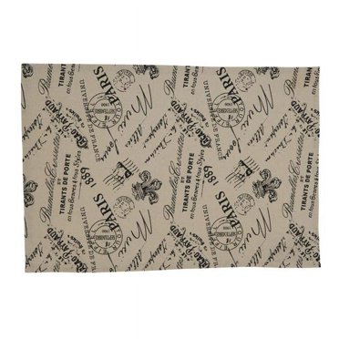 Saro Lifestyle Wooden Print Placemat (Set of 4) - Walmart.com