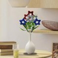 Mainstays 13.5in Indoor Artificial Star Pick Red White Blue color ...