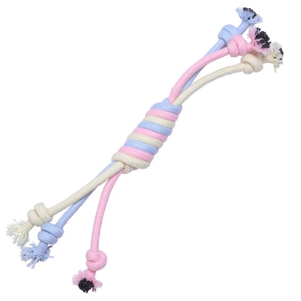 Pet Rope Toy Candy Dumbbells Corn Design Dog Rope Ball Dog Chew Toy for ...