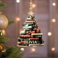 2D Acrylic Christmas Book Festival Car Hanging Pendant For Tree Party ...