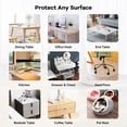 40x94 Inches Thick Long Clear PVC Conference Table Protector ...