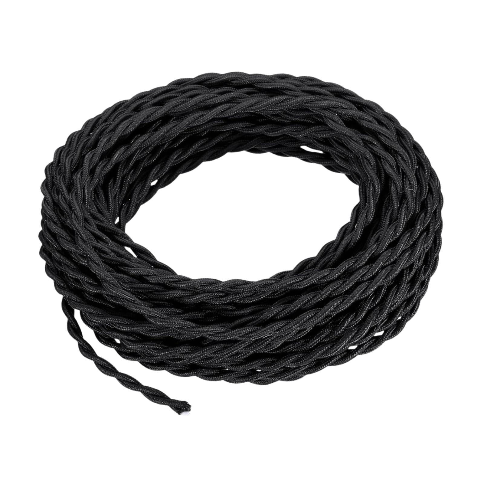 Cable eléctrico de nailon trenzado con cuerdas retorcidas, kits de ...