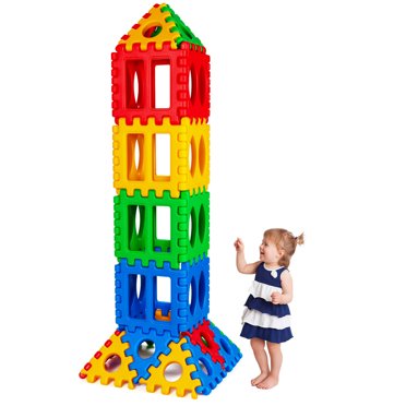Little Tikes Big Waffle 18 Piece Toddler Kid Construction Building ...