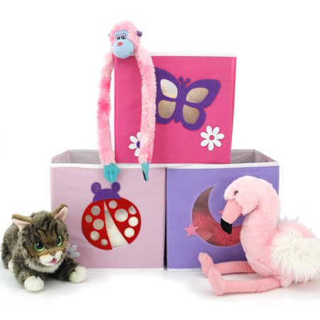 GIRLS CUBE STORAGE SET - 3 Pieces - Walmart.com - Walmart.com