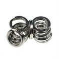 200Pcs Stainless Steel Split Rings Fishing Split Rings Kit 70-175LB ...