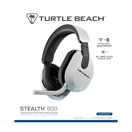 Turtle Beach® Stealth™ 600 – White for PS5™, PS4™, PC, Nintendo Switch ...