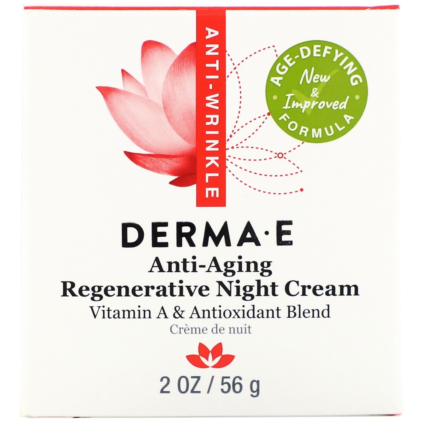 Derma E Anti-Aging Regenerative Night Cream, 2 oz - Walmart.com