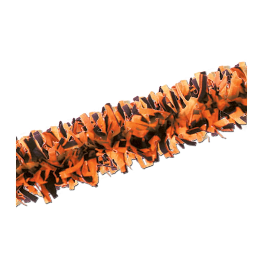 Packaged Tissue Festooning 25 Orange and Black - 12 Pack (1/Pkg ...