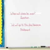 Learning Resources Magnetic Sentence Strips, Write & Wipe - Walmart.com