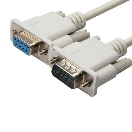 Serial RS232 9-Pin Male to Female DB9 9-Pin PC pc converter adapter ...