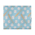 Baseball Bat Pattern Door Curtain Sheer Privacy Light Filtering Window ...