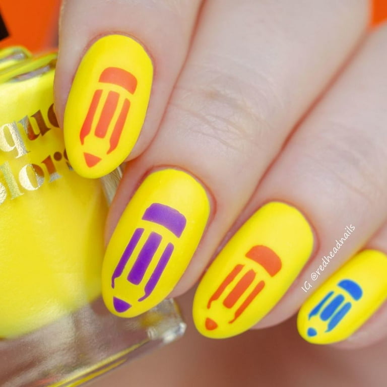 Pencil Nail Design