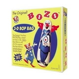 "Warm Fuzzy Toys - 46"" Bozo The Clown Inflatable 3-D Bop Bag, Punch ...