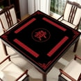 Sioweci Mahjong Table Mat Poker Domino Mahjong Tile Card Board Game ...