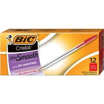BIC Cristal Ballpoint Pens, Purple Ink, Pack of 20, 1.6mm Point, Smudge ...