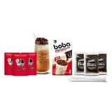 J Way Instant Boba Milk Tea Set, Classic Bubble Tea Kit, 3 Drinks ...