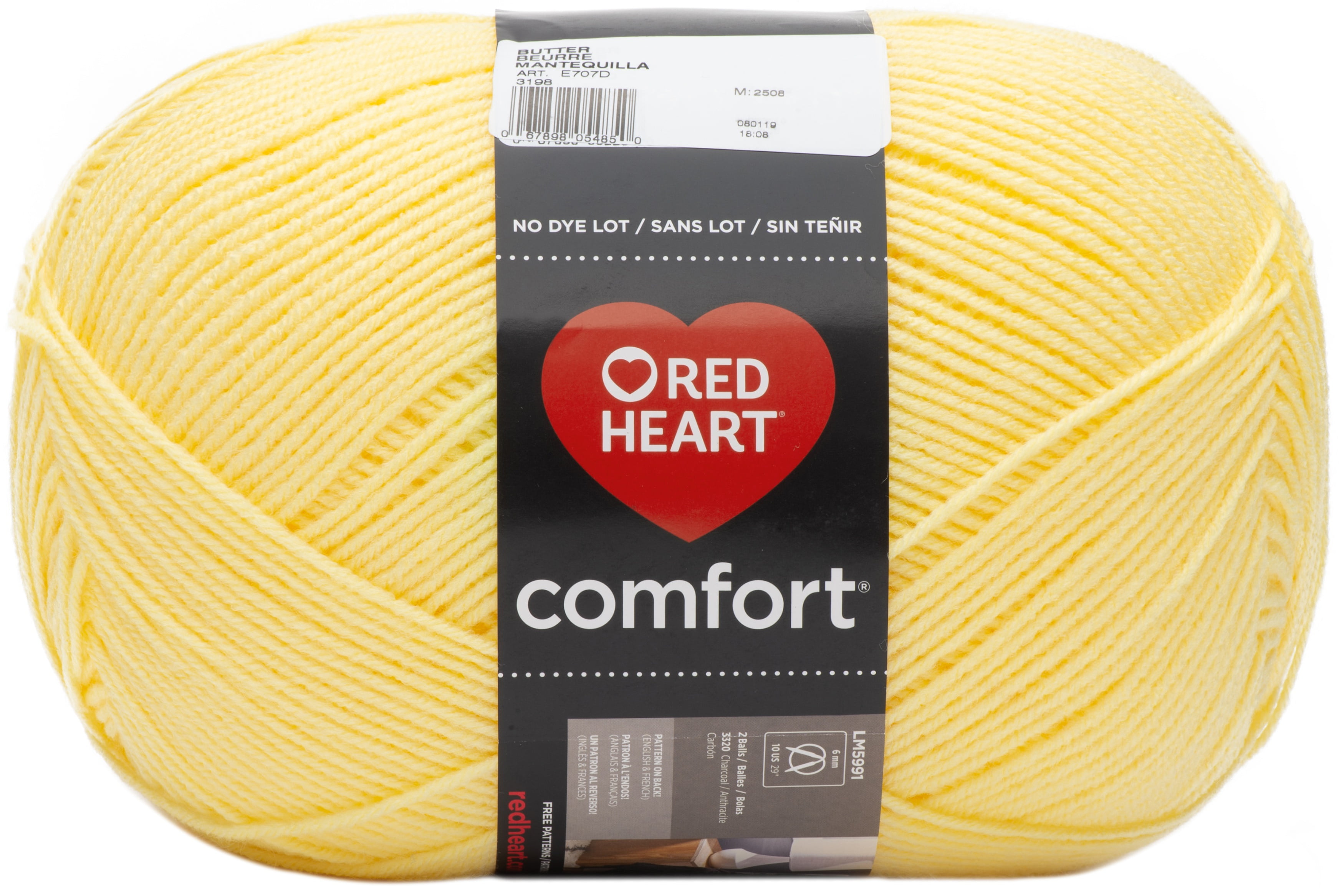 Red Heart® Comfort® Yarn, Solid, Acrylic #4 Medium, 16oz/454g, 867 ...