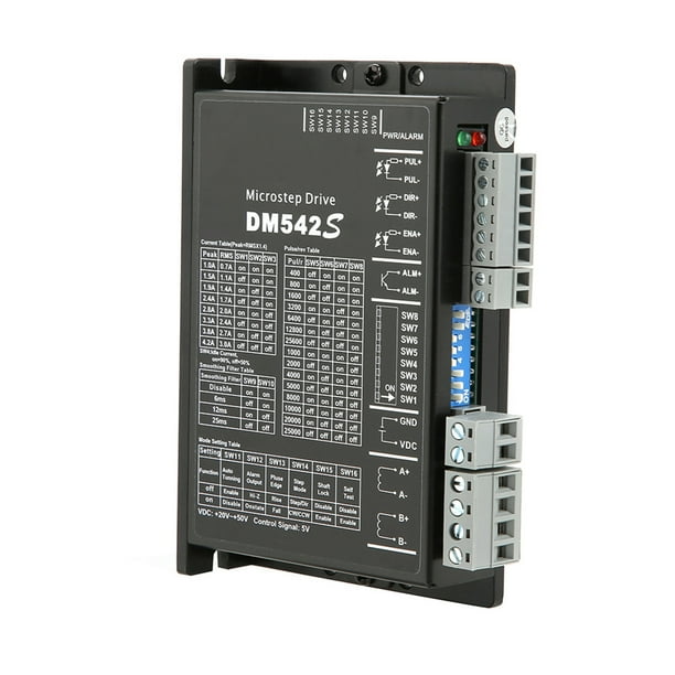 Stepper Motor Driver 32-Bit DSP 2 Phase Stepper Motor Driver 5-24VDC ...