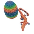 Surprise Dragon Egg Articulating Gemstone Dragon Fidget Figurine - 3D ...